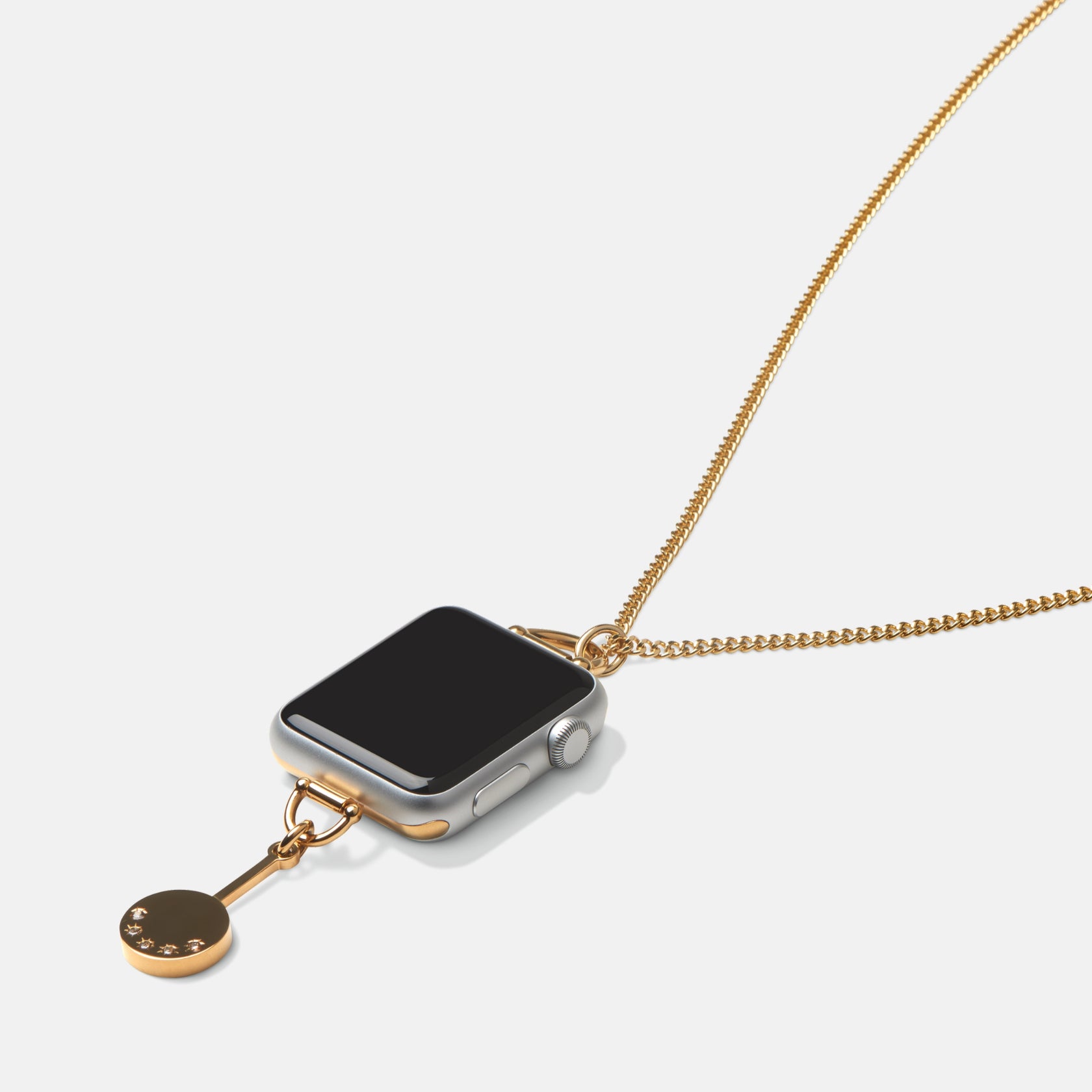 Silver Pendulum Charm Necklace for Apple Watch – Bucardo