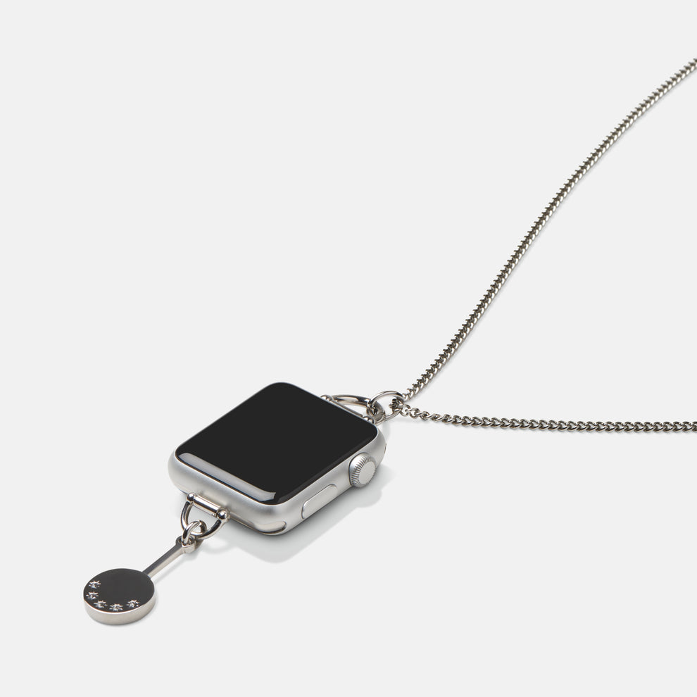Silver Pendulum Charm Necklace for Apple Watch – Bucardo
